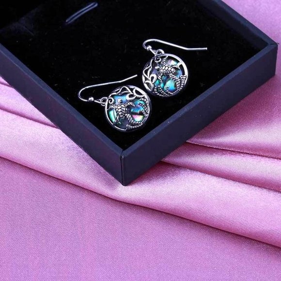 Jewelry | Turtle Shaped Retro Style Long Drop Animal Earrings Mlnn148 ...